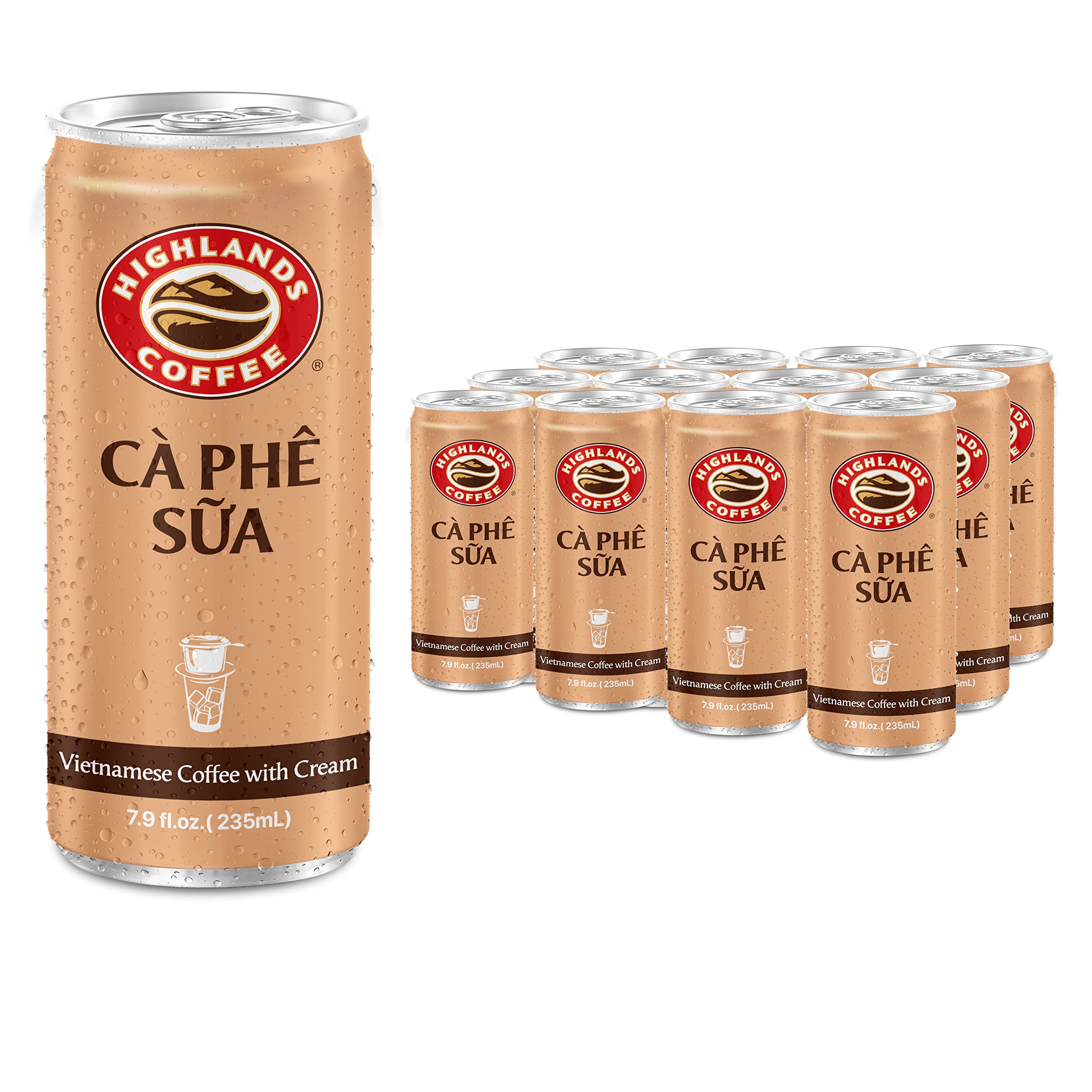 Highlands Coffee Vietnamese Coffee with Condensed Milk│7.9 oz Can ...